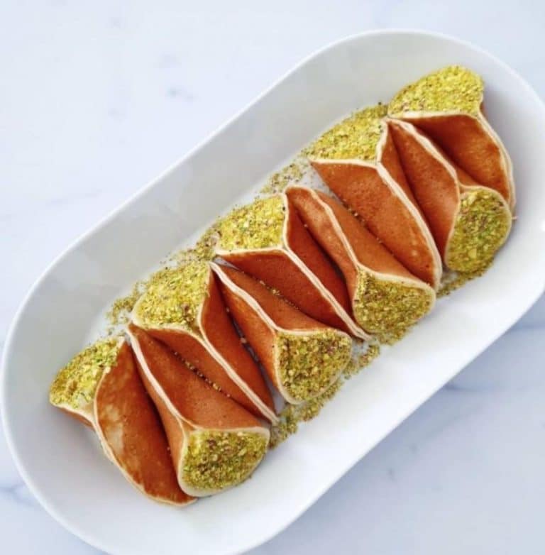 Atayef med ashta creme - GastroFun.dk